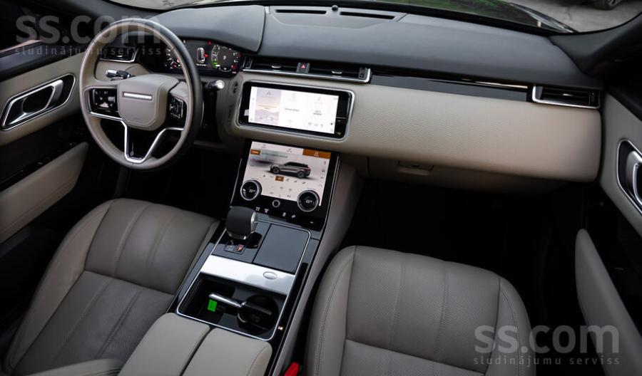 Melns Land Rover Range Rover Velar 2022 Jelgava, ar dzinēja tilpumu 2.00 L un nobraukumu 0 tūkst. km par 27500 €, foto 13 vietnē AUTOMOTO.COM.LV