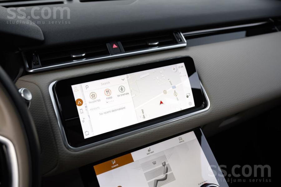 Melns Land Rover Range Rover Velar 2022 Jelgava, ar dzinēja tilpumu 2.00 L un nobraukumu 0 tūkst. km par 27500 €, foto 31 vietnē AUTOMOTO.COM.LV