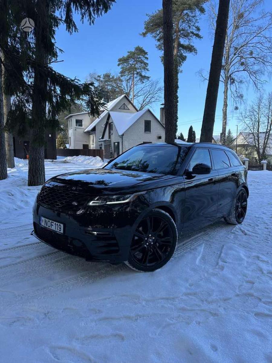 Melns Land Rover Range Rover Velar 2023 Viļņa, ar dzinēja tilpumu 3.00 L un nobraukumu 10 tūkst. km par 49950 €, foto 2 vietnē AUTOMOTO.COM.LV