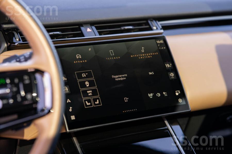 Melns Land Rover Range Rover Velar 2023 Rīga, ar dzinēja tilpumu 3.00 L un nobraukumu 44 tūkst. km par 56900 €, foto 11 vietnē AUTOMOTO.COM.LV