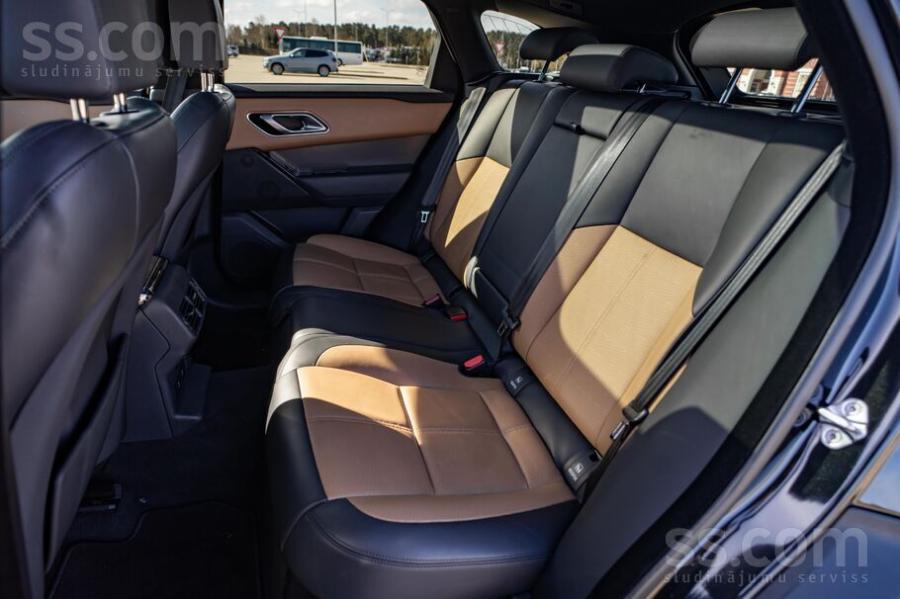 Melns Land Rover Range Rover Velar 2023 Rīga, ar dzinēja tilpumu 3.00 L un nobraukumu 44 tūkst. km par 56900 €, foto 24 vietnē AUTOMOTO.COM.LV