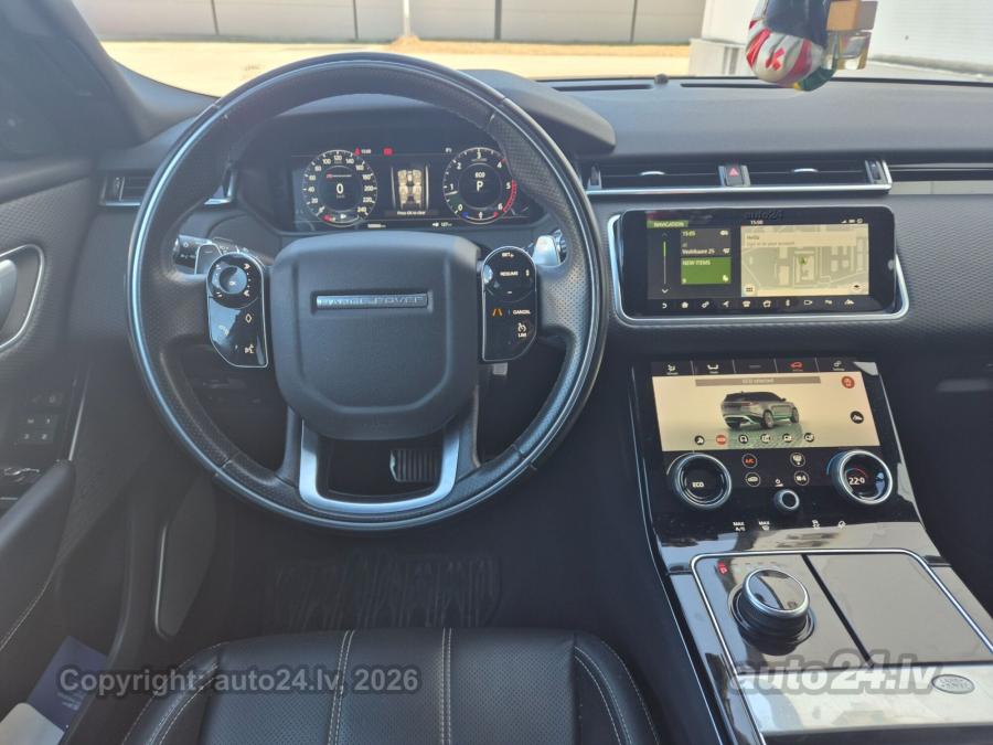 Melns Land Rover Range Rover Velar 2018 Pērnava, ar dzinēja tilpumu 2.00 L un nobraukumu 109 tūkst. km par 29900 €, foto 10 vietnē AUTOMOTO.COM.LV