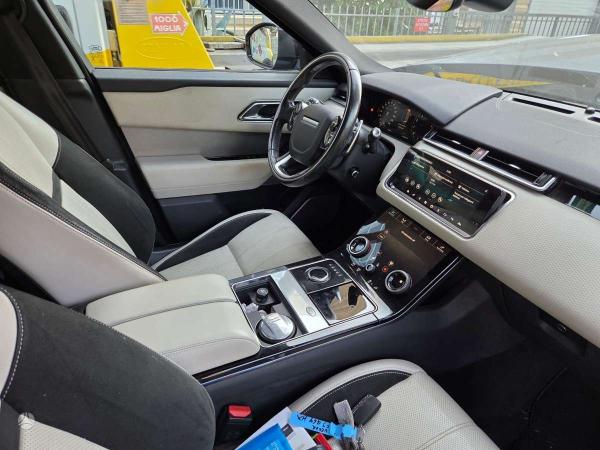 Blue Land Rover Range Rover Velar 2017 in Gargzdai, with an engine capacity of 2.00 L and mileage of 124 thousand km for 18900 €, photo 6 on AUTOMOTO.COM.LV