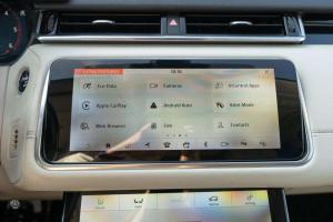 Blue Land Rover Range Rover Velar 2017 in Vilnius, with an engine capacity of 3.00 L and mileage of 172 thousand km for 23600 €, photo 16 on AUTOMOTO.COM.LV