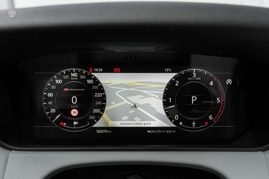 Brūns Land Rover Range Rover Velar 2017 Viļņa, ar dzinēja tilpumu 2.99 L un nobraukumu 183 tūkst. km par 29990 €, foto 33 vietnē AUTOMOTO.COM.LV