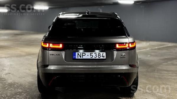 Brown Land Rover Range Rover Velar 2018 in Riga, with an engine capacity of 2.00 L and mileage of 182 thousand km for 24800 €, photo 4 on AUTOMOTO.COM.LV