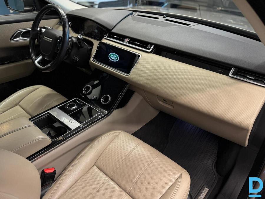 Brown Land Rover Range Rover Velar 2018 in Marupe, with an engine capacity of 2.00 L and mileage of 63 thousand km for 29900 €, photo 11 on AUTOMOTO.COM.LV