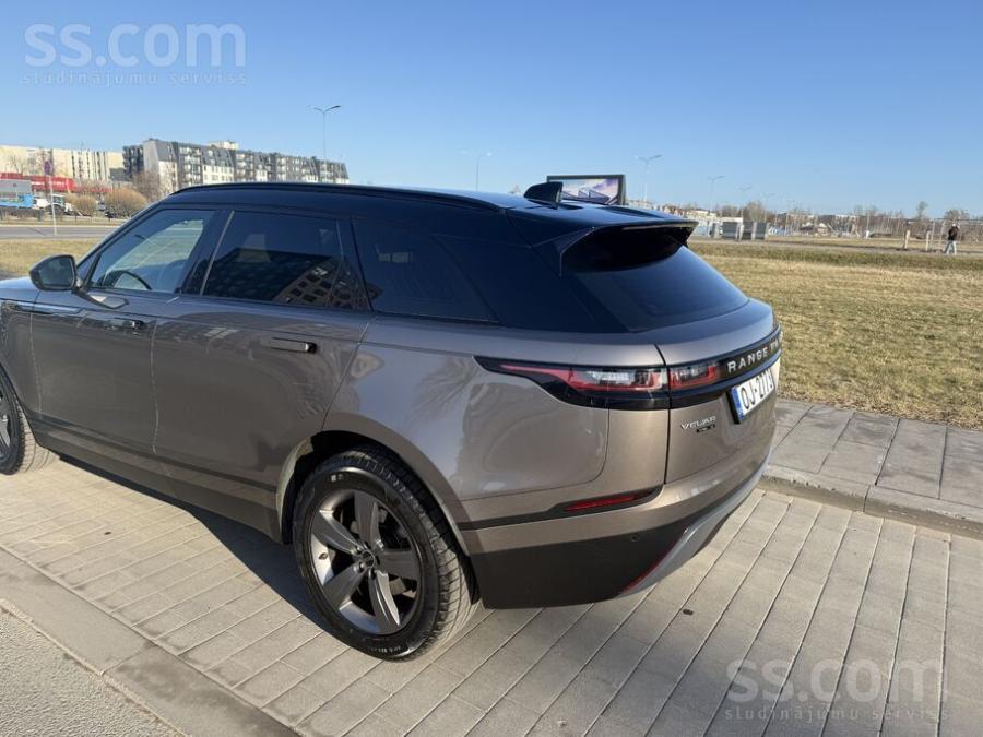 Brown Land Rover Range Rover Velar 2018 in Riga, with an engine capacity of 2.00 L and mileage of 63 thousand km for 28000 €, photo 6 on AUTOMOTO.COM.LV