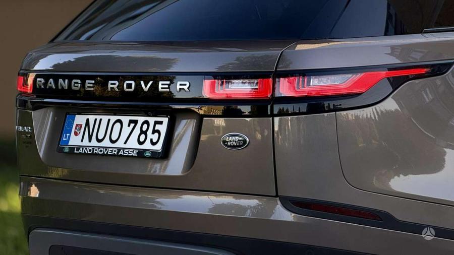 Brūns Land Rover Range Rover Velar 2018 Viļņa, ar dzinēja tilpumu 2.00 L un nobraukumu 150 tūkst. km par 21500 €, foto 14 vietnē AUTOMOTO.COM.LV