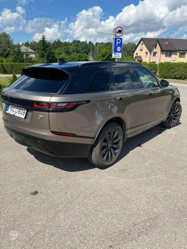 Brown Land Rover Range Rover Velar 2018 in Kaunas, with an engine capacity of 2.00 L and mileage of 240 thousand km for 14500 €, photo 4 on AUTOMOTO.COM.LV