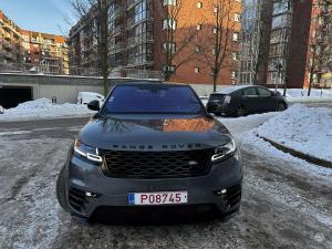 Grey Land Rover Range Rover Velar 2017 in Vilnius, with an engine capacity of 2.99 L and mileage of 188 thousand km for 29999 €, photo 3 on AUTOMOTO.COM.LV