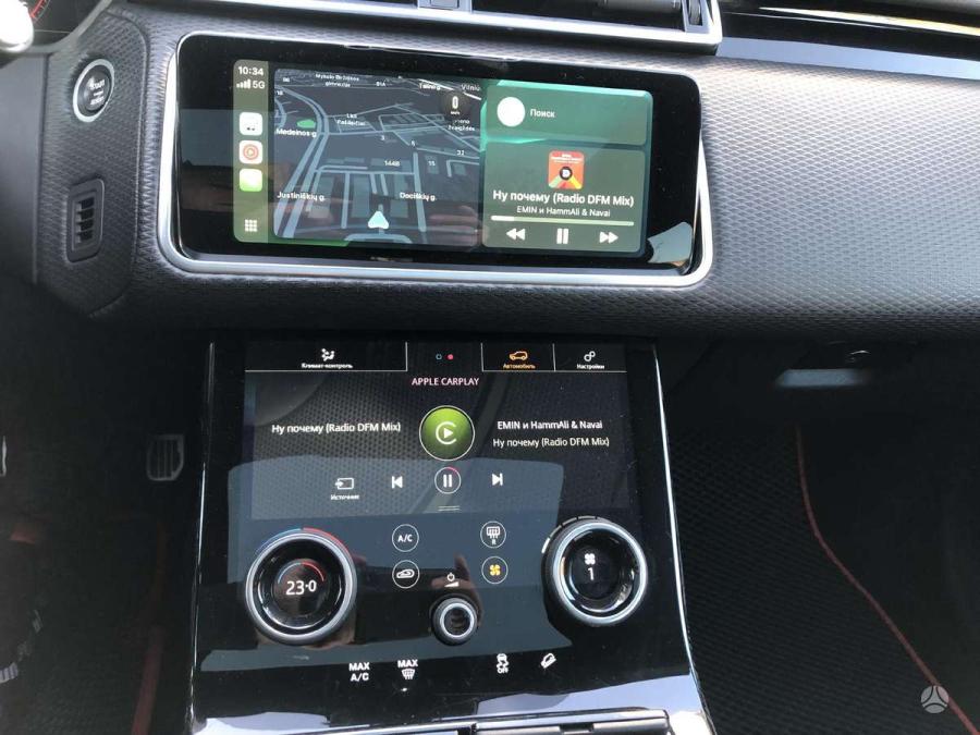 Grey Land Rover Range Rover Velar 2017 in Vilnius, with an engine capacity of 2.99 L and mileage of 188 thousand km for 29999 €, photo 30 on AUTOMOTO.COM.LV