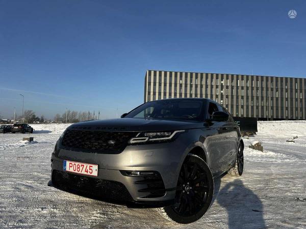 Grey Land Rover Range Rover Velar 2017 in Vilnius, with an engine capacity of 2.99 L and mileage of 190 thousand km for 29990 €, photo 2 on AUTOMOTO.COM.LV
