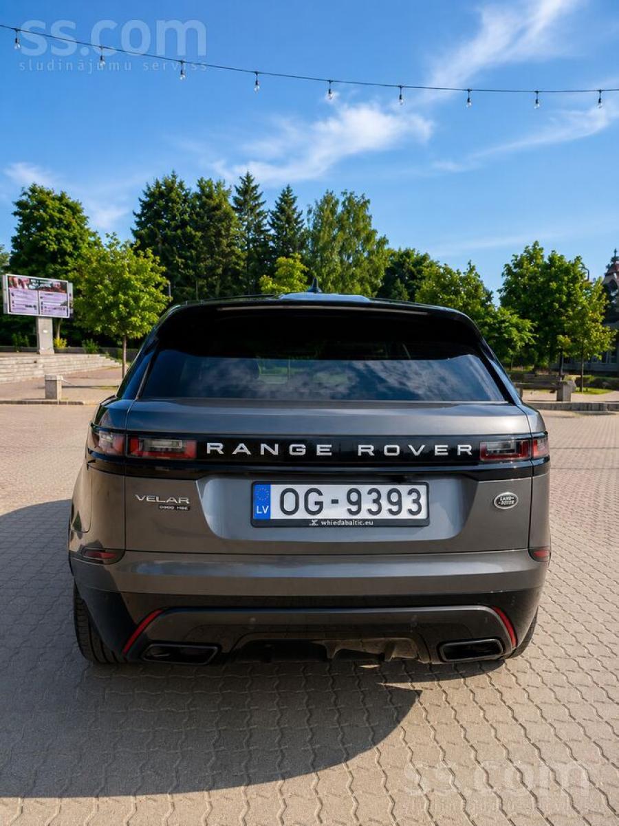 Pelēks Land Rover Range Rover Velar 2017 Rīga, ar dzinēja tilpumu 3.00 L un nobraukumu 181 tūkst. km par 27800 €, foto 5 vietnē AUTOMOTO.COM.LV