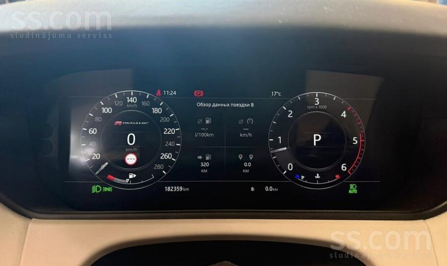 Pelēks Land Rover Range Rover Velar 2017 Rīga, ar dzinēja tilpumu 3.00 L un nobraukumu 181 tūkst. km par 27800 €, foto 9 vietnē AUTOMOTO.COM.LV