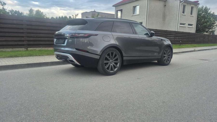 Grey Land Rover Range Rover Velar 2017 in Klaipeda, with an engine capacity of 2.99 L and mileage of 280 thousand km for 21999 €, photo 7 on AUTOMOTO.COM.LV