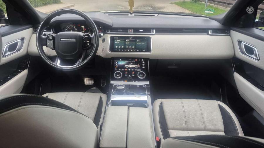 Grey Land Rover Range Rover Velar 2017 in Klaipeda, with an engine capacity of 2.99 L and mileage of 280 thousand km for 21999 €, photo 9 on AUTOMOTO.COM.LV