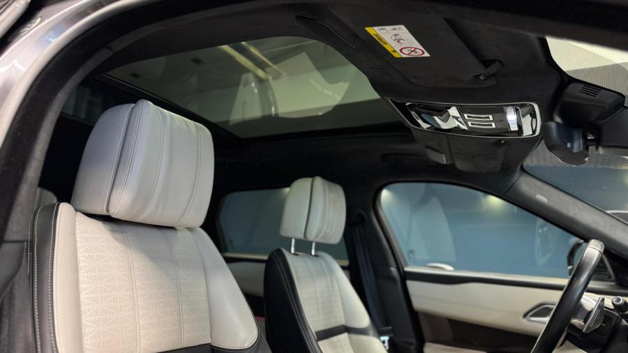 Pelēks Land Rover Range Rover Velar 2017 Rīga, ar dzinēja tilpumu 3.00 L un nobraukumu 182 tūkst. km par 27990 €, foto 27 vietnē AUTOMOTO.COM.LV
