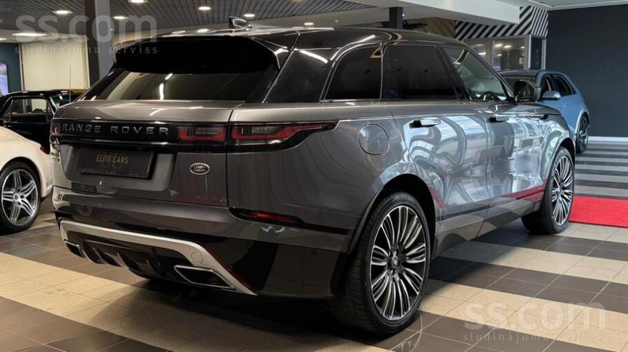 Pelēks Land Rover Range Rover Velar 2017 Rīga, ar dzinēja tilpumu 3.00 L un nobraukumu 182 tūkst. km par 27990 €, foto 3 vietnē AUTOMOTO.COM.LV