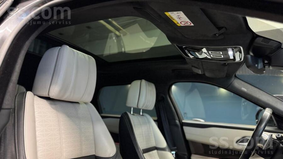 Pelēks Land Rover Range Rover Velar 2017 Rīga, ar dzinēja tilpumu 3.00 L un nobraukumu 182 tūkst. km par 27990 €, foto 28 vietnē AUTOMOTO.COM.LV