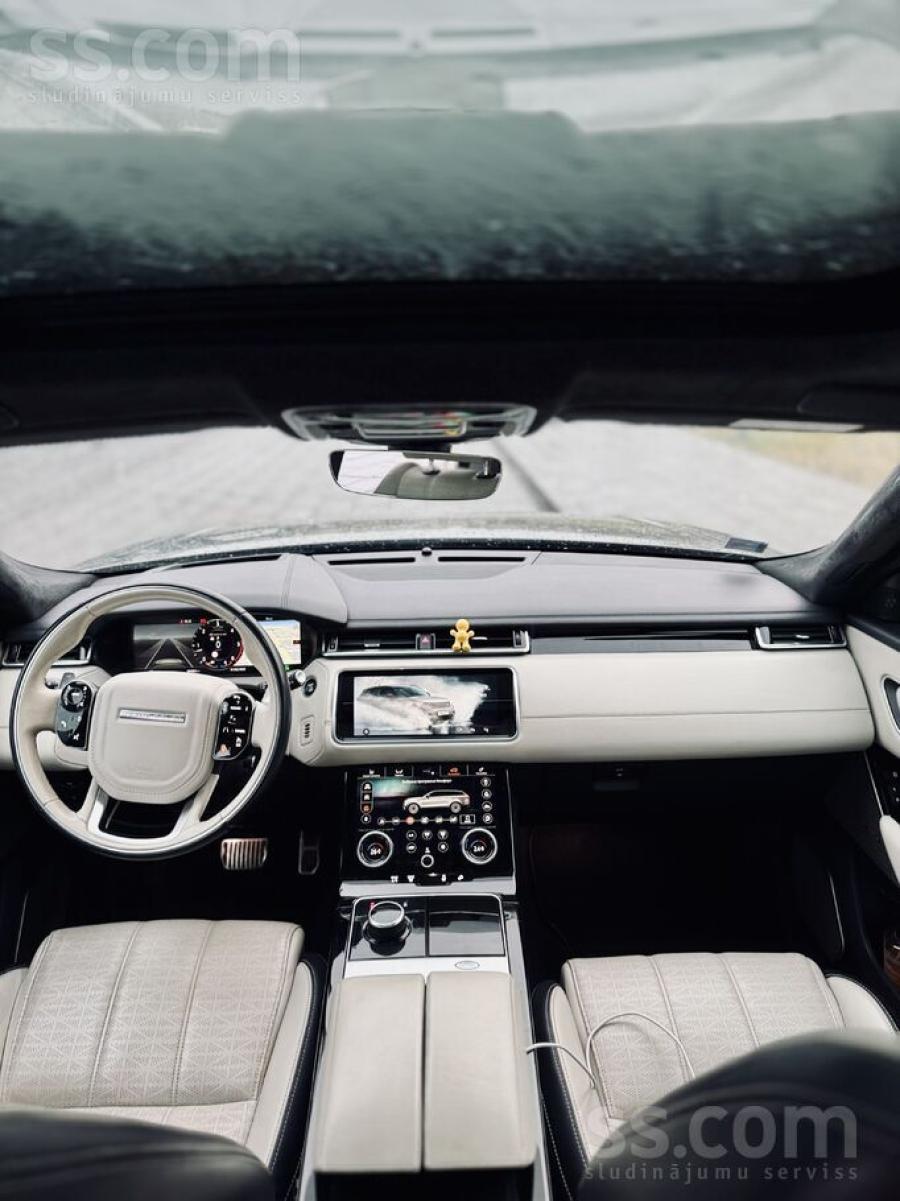 Pelēks Land Rover Range Rover Velar 2017 Rīga, ar dzinēja tilpumu 3.00 L un nobraukumu 119 tūkst. km par 24900 €, foto 12 vietnē AUTOMOTO.COM.LV