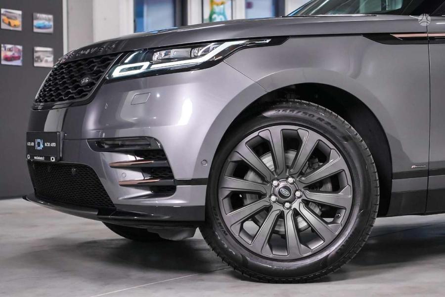 Grey Land Rover Range Rover Velar 2018 in Kaunas, with an engine capacity of 2.99 L and mileage of 136 thousand km for 29450 €, photo 6 on AUTOMOTO.COM.LV