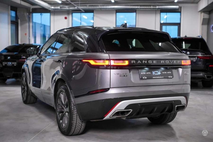 Grey Land Rover Range Rover Velar 2018 in Kaunas, with an engine capacity of 2.99 L and mileage of 136 thousand km for 29450 €, photo 9 on AUTOMOTO.COM.LV