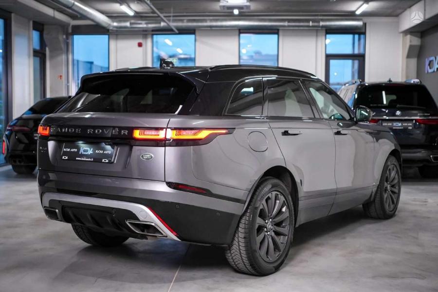 Grey Land Rover Range Rover Velar 2018 in Kaunas, with an engine capacity of 2.99 L and mileage of 136 thousand km for 29450 €, photo 12 on AUTOMOTO.COM.LV