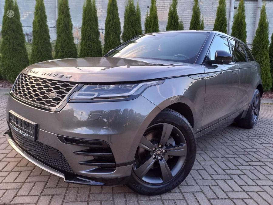 Pelēks Land Rover Range Rover Velar 2018 Viļņa, ar dzinēja tilpumu 2.00 L un nobraukumu 146 tūkst. km par 23800 €, foto 8 vietnē AUTOMOTO.COM.LV