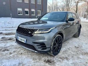 Pelēks Land Rover Range Rover Velar 2018 Tauragė, ar dzinēja tilpumu 2.00 L un nobraukumu 100 tūkst. km par 21900 €, foto  vietnē AUTOMOTO.COM.LV