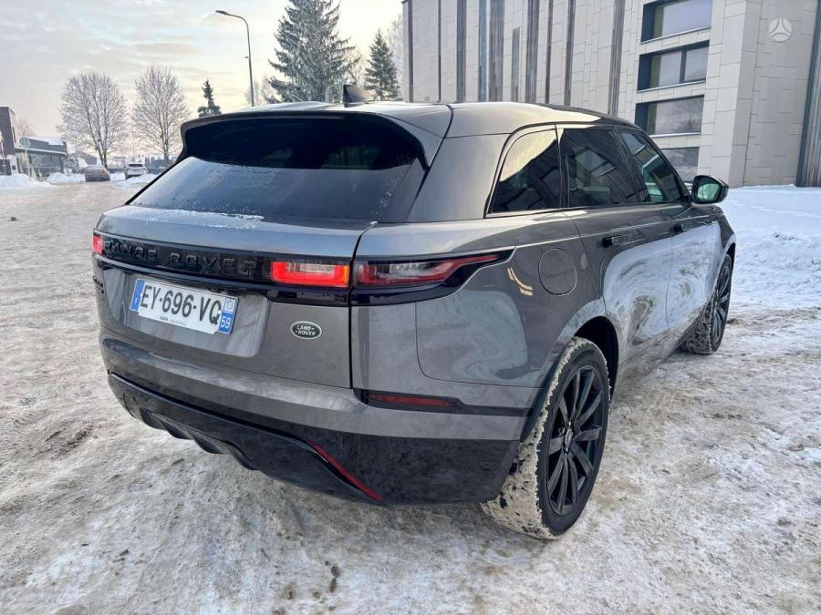 Pelēks Land Rover Range Rover Velar 2018 Tauragė, ar dzinēja tilpumu 2.00 L un nobraukumu 100 tūkst. km par 21900 €, foto 5 vietnē AUTOMOTO.COM.LV