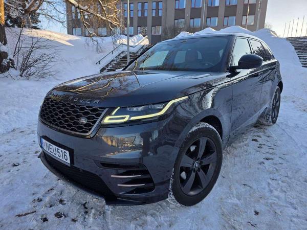 Pelēks Land Rover Range Rover Velar 2018 Utena, ar dzinēja tilpumu 2.00 L un nobraukumu 141 tūkst. km par 25900 €, foto  vietnē AUTOMOTO.COM.LV