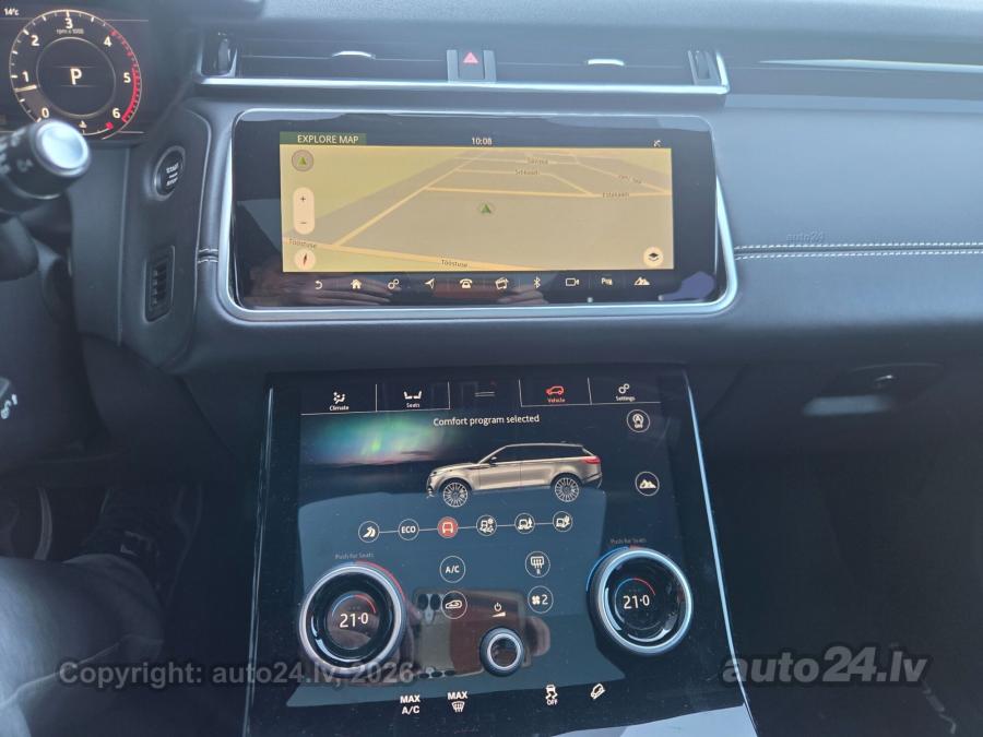 Pelēks Land Rover Range Rover Velar 2018 Tartu, ar dzinēja tilpumu 2.00 L un nobraukumu 144 tūkst. km par 23890 €, foto 23 vietnē AUTOMOTO.COM.LV