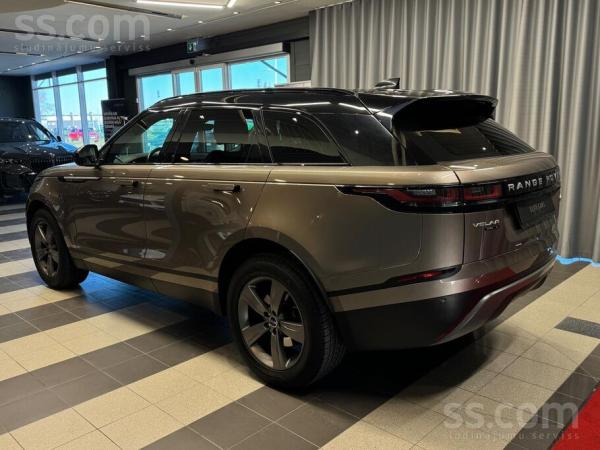 Grey Land Rover Range Rover Velar 2018 in Riga, with an engine capacity of 2.00 L and mileage of 63 thousand km for 25900 €, photo 6 on AUTOMOTO.COM.LV