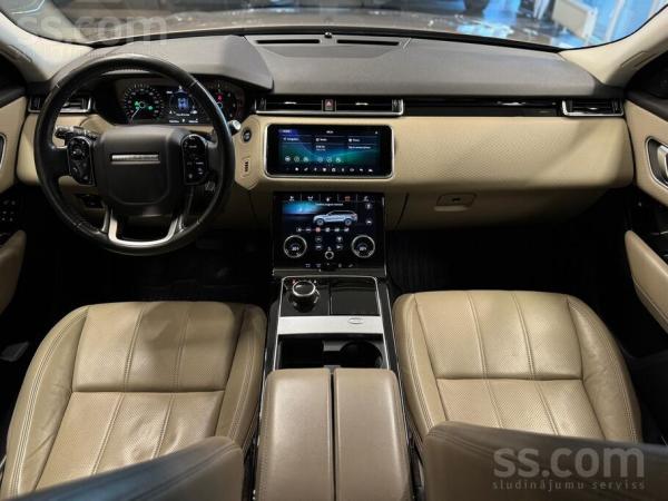 Grey Land Rover Range Rover Velar 2018 in Riga, with an engine capacity of 2.00 L and mileage of 63 thousand km for 25900 €, photo 10 on AUTOMOTO.COM.LV