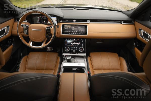 Grey Land Rover Range Rover Velar 2018 in Jelgava, with an engine capacity of 3.00 L and mileage of 0 thousand km for 28500 €, photo 7 on AUTOMOTO.COM.LV