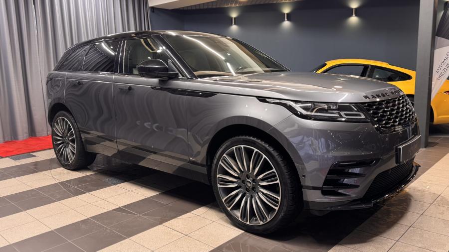 Grey Land Rover Range Rover Velar 2018 in Riga, with an engine capacity of 2.00 L and mileage of 119 thousand km for 28990 €, photo 3 on AUTOMOTO.COM.LV