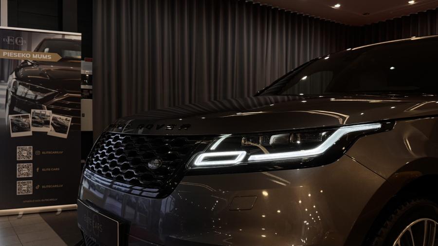 Grey Land Rover Range Rover Velar 2018 in Riga, with an engine capacity of 2.00 L and mileage of 119 thousand km for 28990 €, photo 22 on AUTOMOTO.COM.LV