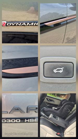 Grey Land Rover Range Rover Velar 2018 in Tartu, with an engine capacity of 3.00 L and mileage of 132 thousand km for 29900 €, photo 31 on AUTOMOTO.COM.LV