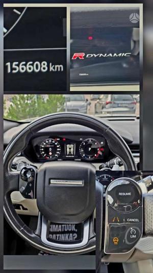 Grey Land Rover Range Rover Velar 2018 in Siauliai, with an engine capacity of 2.00 L and mileage of 157 thousand km for 19250 €, photo 16 on AUTOMOTO.COM.LV