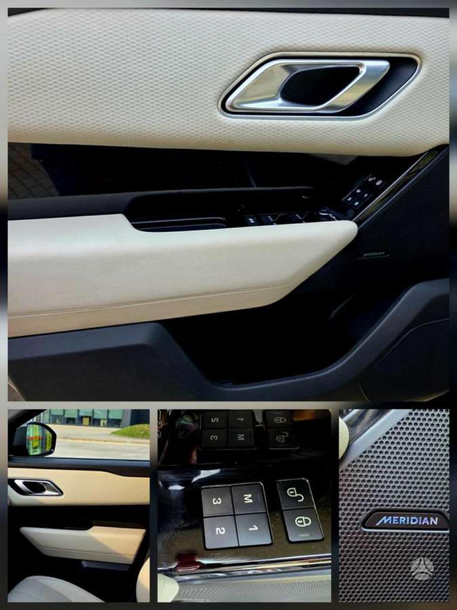 Grey Land Rover Range Rover Velar 2018 in Siauliai, with an engine capacity of 2.00 L and mileage of 157 thousand km for 19250 €, photo 24 on AUTOMOTO.COM.LV