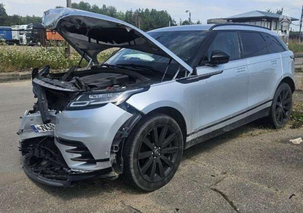 Pelēks Land Rover Range Rover Velar 2018 Kauņa, ar dzinēja tilpumu 2.00 L un nobraukumu 65 tūkst. km par 16543 €, foto  vietnē AUTOMOTO.COM.LV