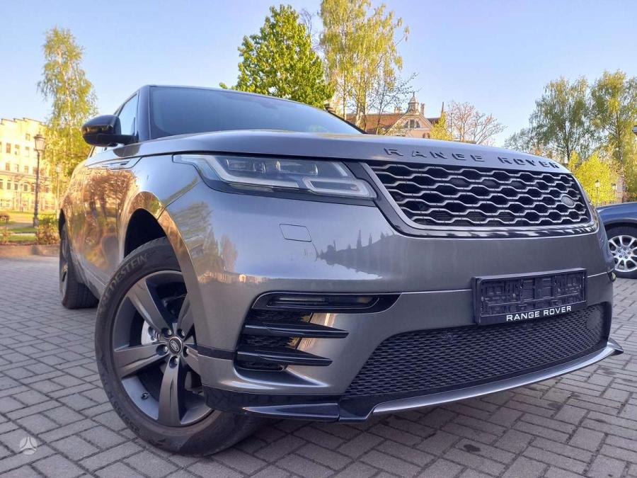 Pelēks Land Rover Range Rover Velar 2018 Šauļi, ar dzinēja tilpumu 2.00 L un nobraukumu 147 tūkst. km par 21300 €, foto 5 vietnē AUTOMOTO.COM.LV