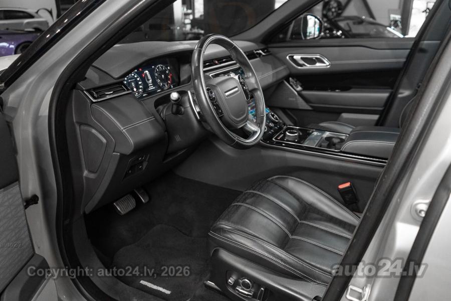 Pelēks Land Rover Range Rover Velar 2018 Rīga, ar dzinēja tilpumu 2.00 L un nobraukumu 75 tūkst. km par 29500 €, foto 10 vietnē AUTOMOTO.COM.LV