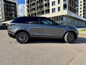 Grey Land Rover Range Rover Velar 2018 in Vilnius, with an engine capacity of 2.99 L and mileage of 109 thousand km for 27400 €, photo  on AUTOMOTO.COM.LV