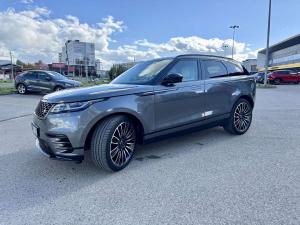 Grey Land Rover Range Rover Velar 2018 in Vilnius, with an engine capacity of 2.99 L and mileage of 109 thousand km for 27400 €, photo 6 on AUTOMOTO.COM.LV