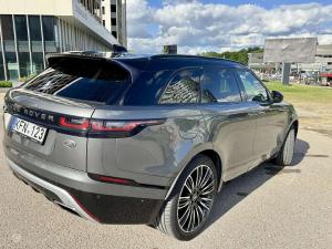 Grey Land Rover Range Rover Velar 2018 in Vilnius, with an engine capacity of 2.99 L and mileage of 109 thousand km for 27400 €, photo 8 on AUTOMOTO.COM.LV