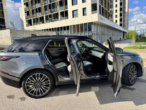 Grey Land Rover Range Rover Velar 2018 in Vilnius, with an engine capacity of 2.99 L and mileage of 109 thousand km for 27400 €, photo 12 on AUTOMOTO.COM.LV