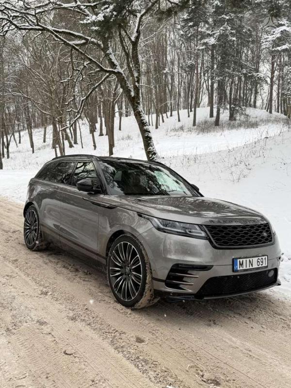 Grey Land Rover Range Rover Velar 2019 in Vilnius, with an engine capacity of 2.00 L and mileage of 149 thousand km for 34900 €, photo 2 on AUTOMOTO.COM.LV