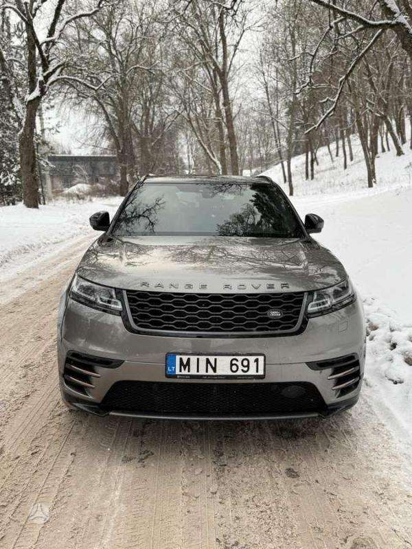 Grey Land Rover Range Rover Velar 2019 in Vilnius, with an engine capacity of 2.00 L and mileage of 149 thousand km for 34900 €, photo 6 on AUTOMOTO.COM.LV